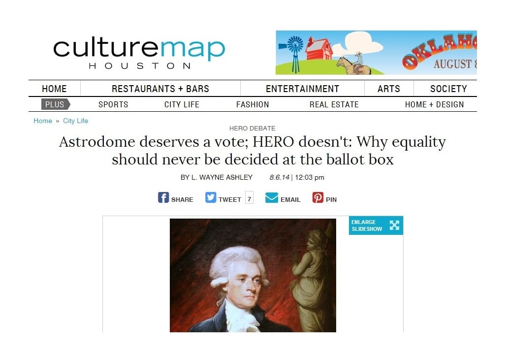 Texas Leftist Published in Houston CultureMap! | Texas Leftist