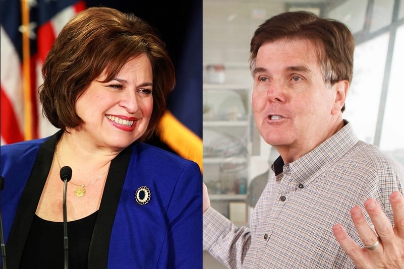 Debate Grate Is Dan Patrick Afraid Of Leticia Van De Putte Texas